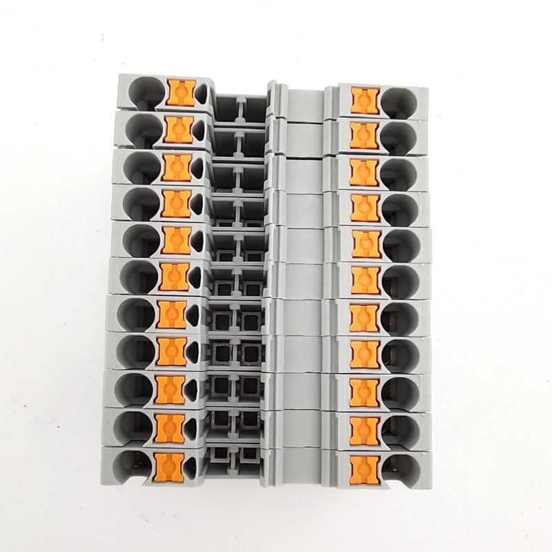 5 cầu đấu dây dạng cắm kết nối nhanh dùng cho dây điện 0.14 mm² - 4 mm² _ Feed-through terminal ...