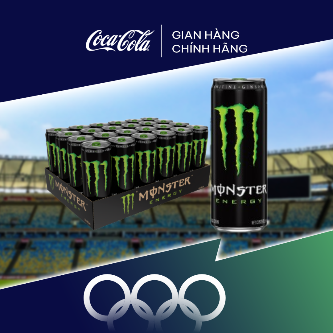 Review Lốc 24 Lon Nước Tăng Lực Giải Khát Monster Energy 355ml/Lon Sale ...