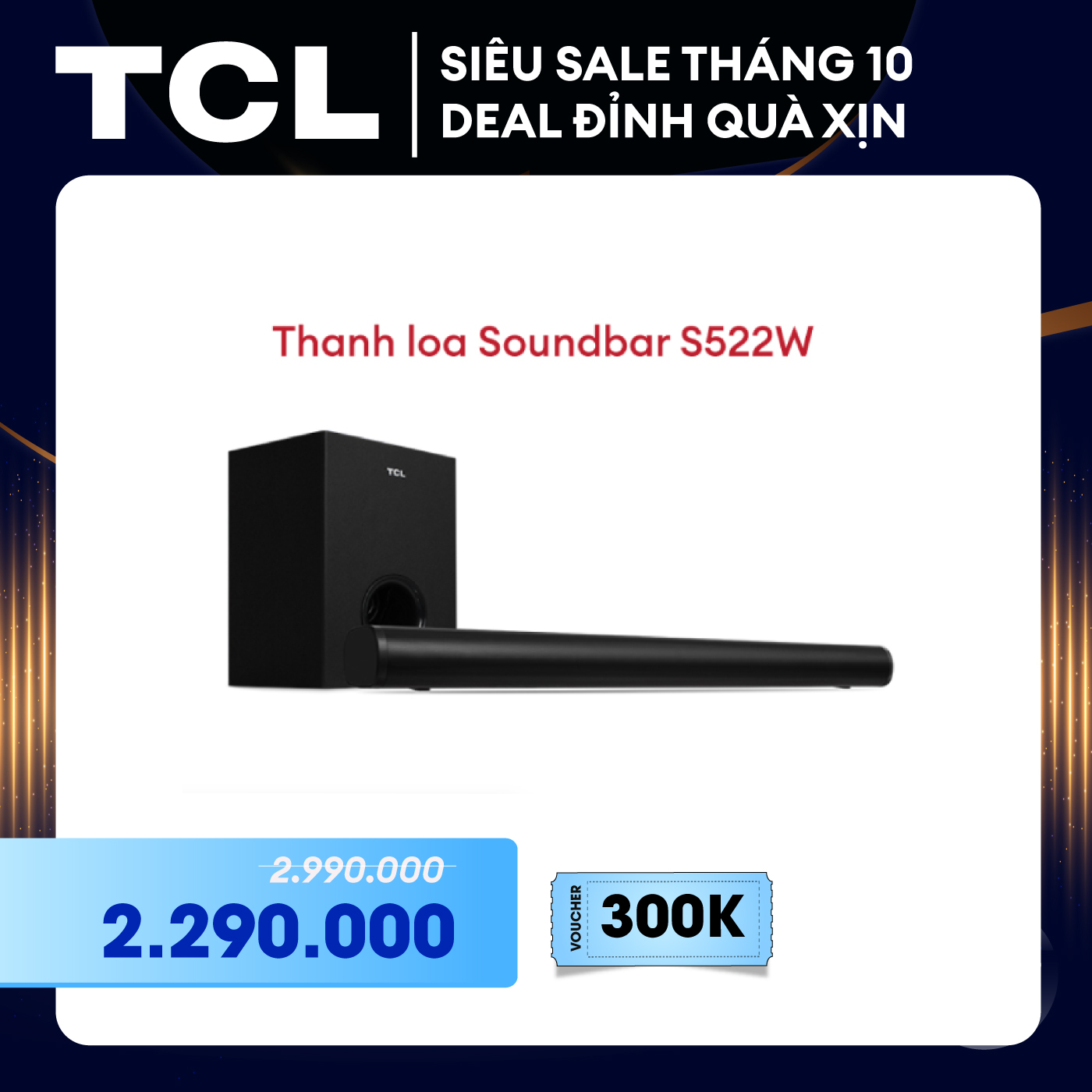 Review [Hàng chính hãng] Loa Soundbar Bluetooth TCL S Series S522W ...