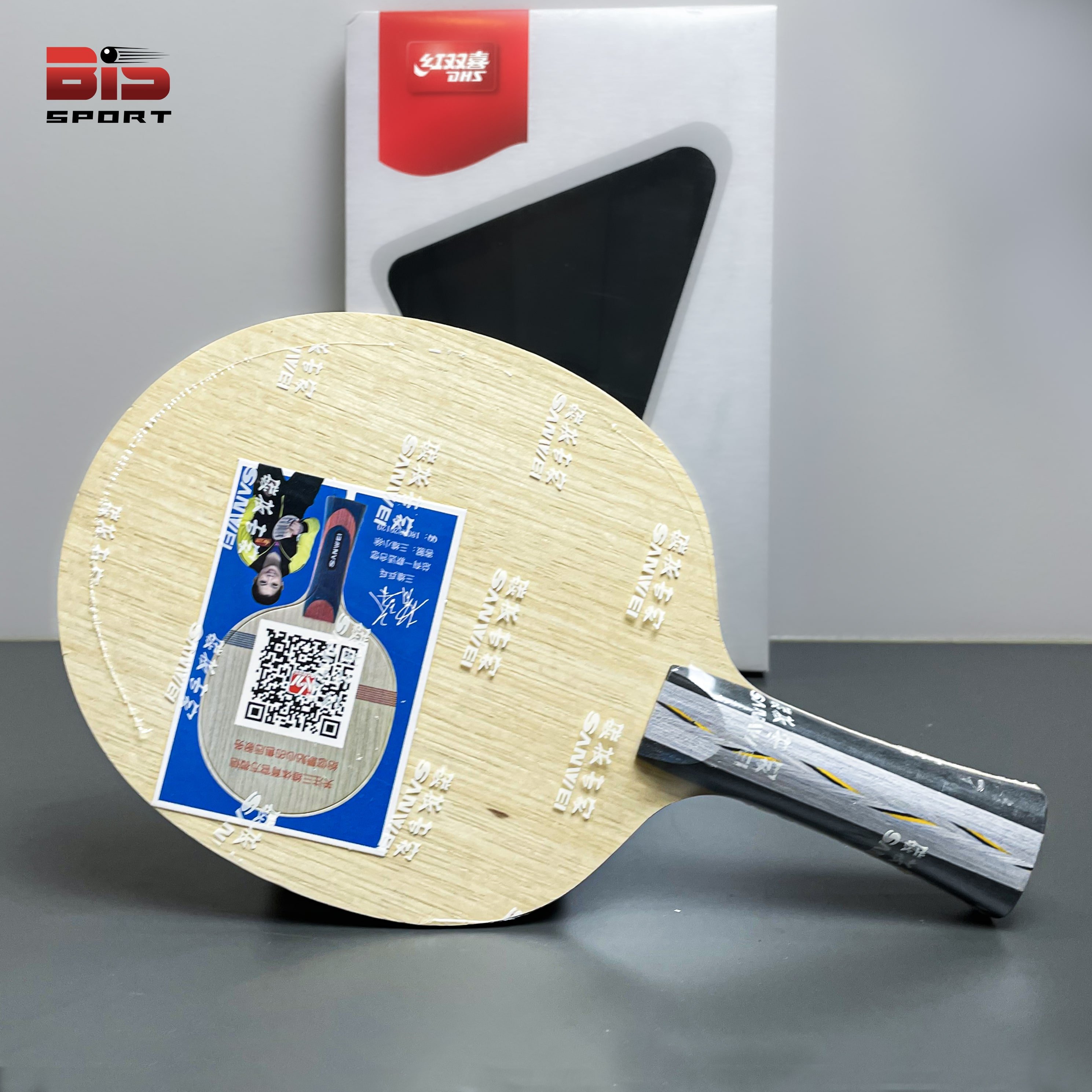 Cốt Vợt Sanwei CC - Cấu Tạo 5 Lớp Gỗ + 2 Cacbon - Tốc Độ Cao ( Off+ ...