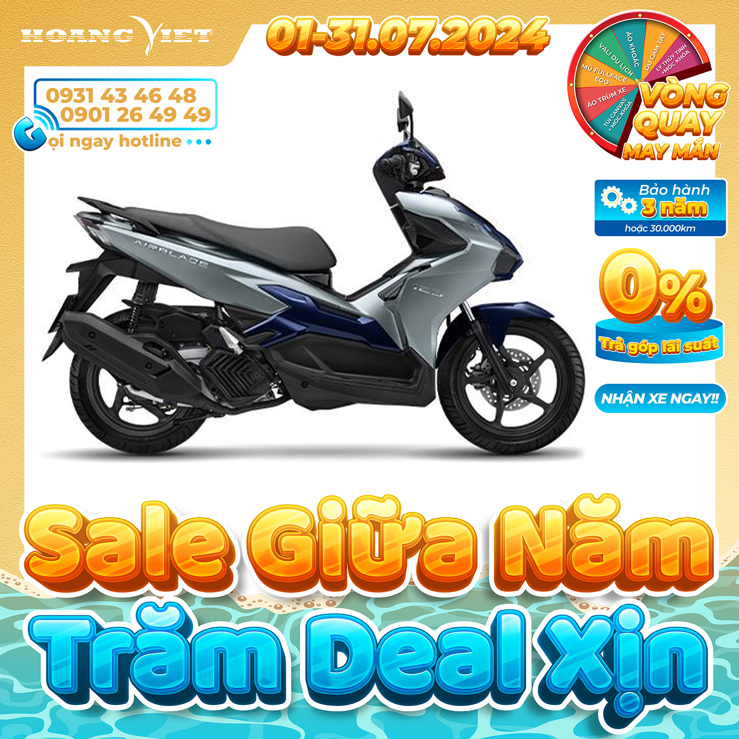 Review Xe máy Honda Air Blade 160cc 2025 - Phiên Bản Cao Cấp