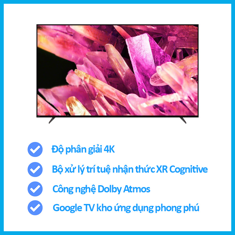 Review Google Tivi Sony 4K 55 inch XR-55X90K - Model 2022