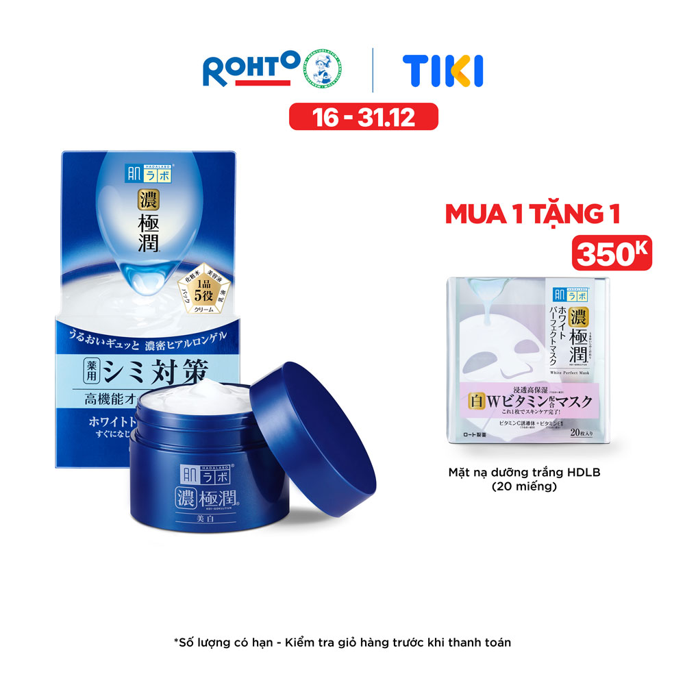Review Gel dưỡng trắng và cấp ẩm dành cho da Hada Labo Koi-Gokujyun ...