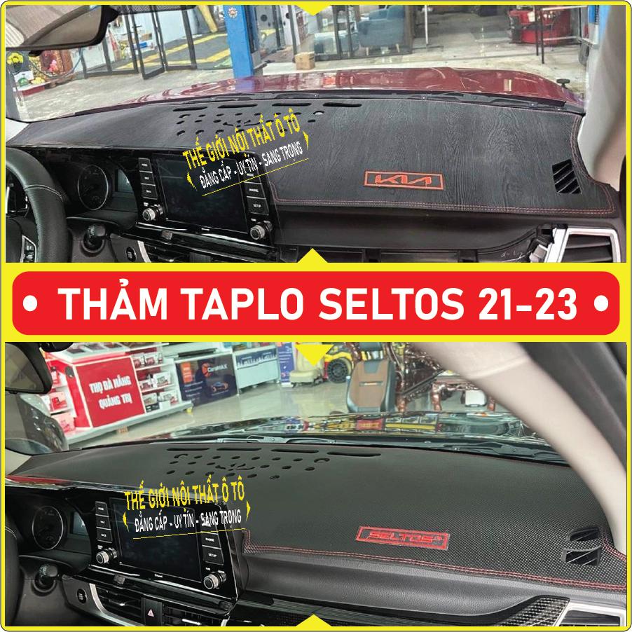 Mua Thảm taplo Kia Seltos 2018 2019 2020 2021 2022 2023 da cacbon,da ...