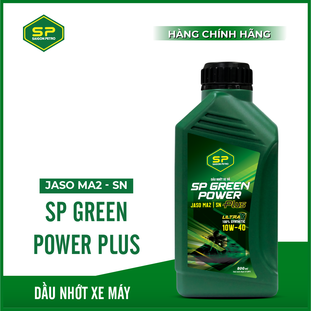 Dầu nhớt dành cho xe số SAIGON PETRO - SP Green Power Plus 10W40, Dầu ...