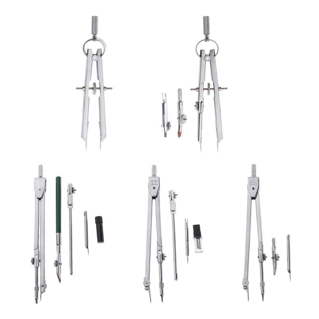 Students Compass Drawing Dividers Equipment Tool Single Spring dividers ...