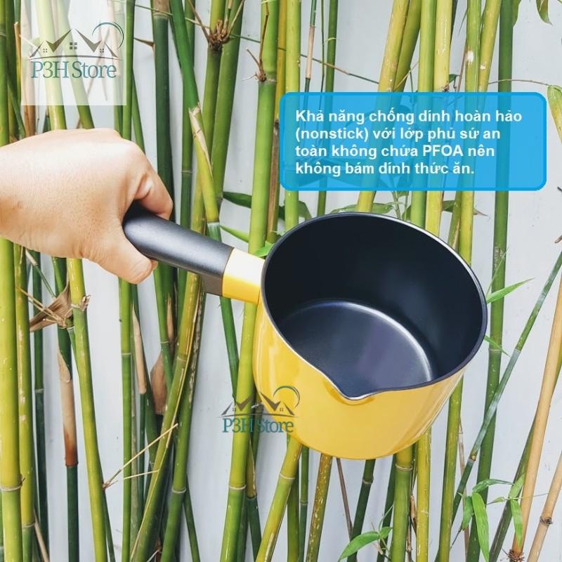 Nồi sữa LocknLock Decore 14cm lòng nồi phủ sứ 1 tay cầm LDE1142 - Màu ...