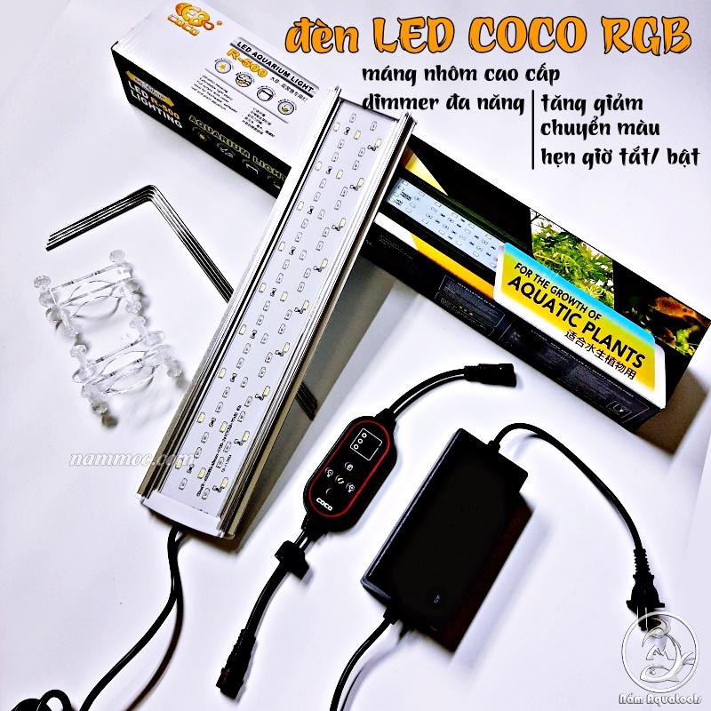 Đèn LED Thuỷ Sinh COCO RGB R-Series | Đèn LED Máng Nhôm Có Dimmer Hẹn ...