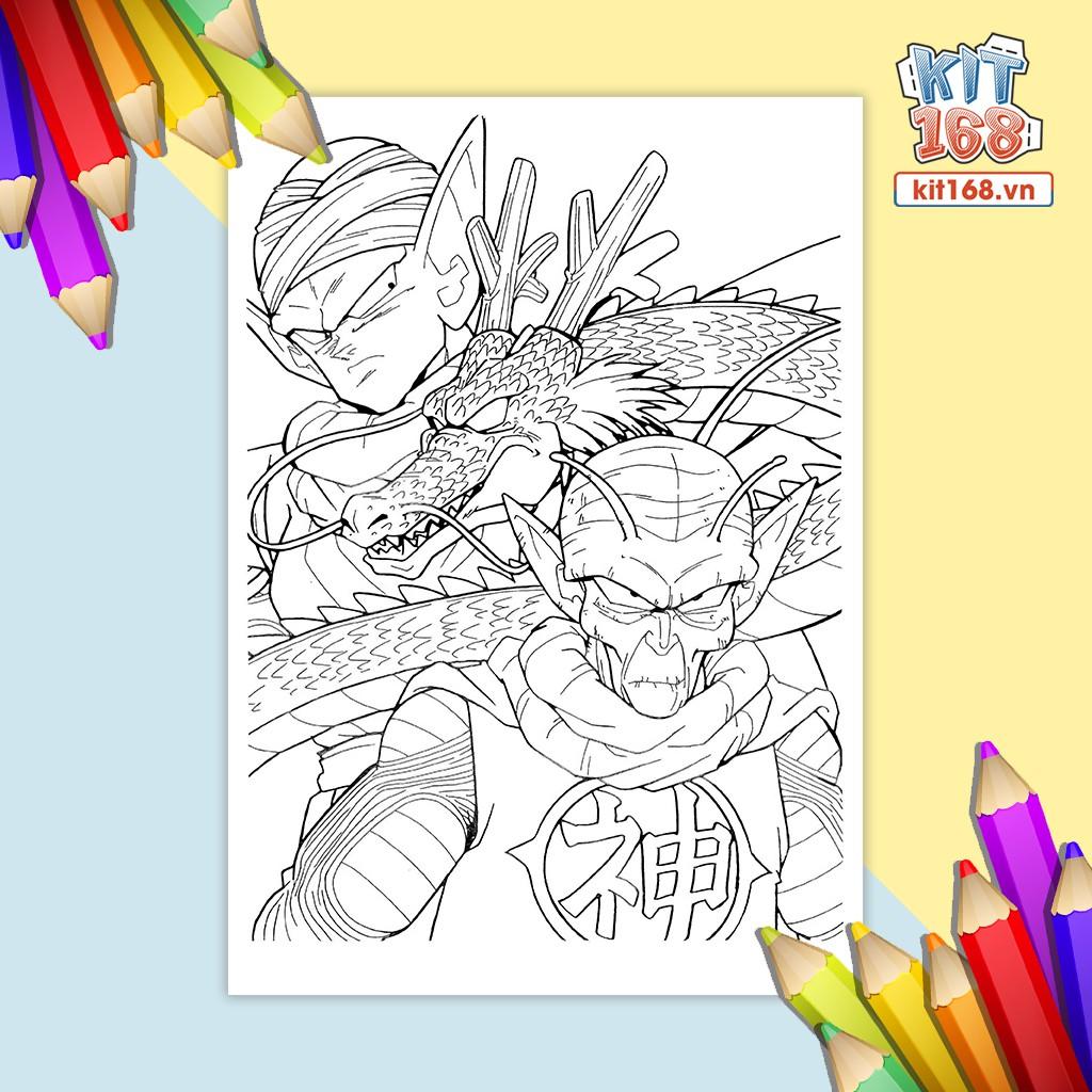 Tranh tô màu Dragon Ball TTM-0025 - Đồ chơi thủ công Thương hiệu OEM ...