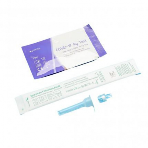 Dụng cụ xét nghiệm nhanh COVID-19 AG TEST Humasis (25 test/hộp) - Sản ...