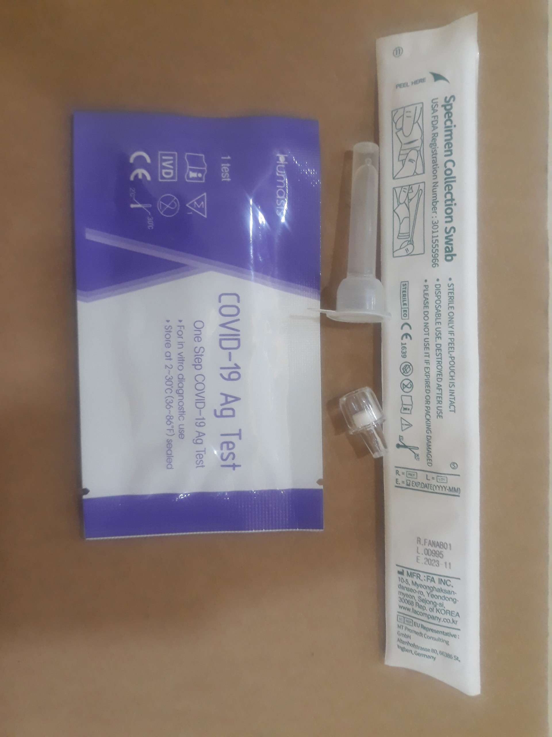 Kit Test Nhanh Covid Humasis COVID-19 Ag Test - Thiết Bị Y Tế Hiệu ...