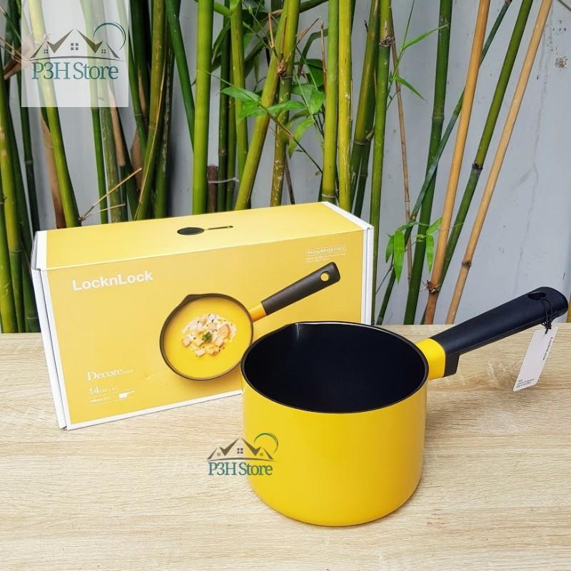 Nồi sữa LocknLock Decore 14cm lòng nồi phủ sứ 1 tay cầm LDE1142 - Màu ...
