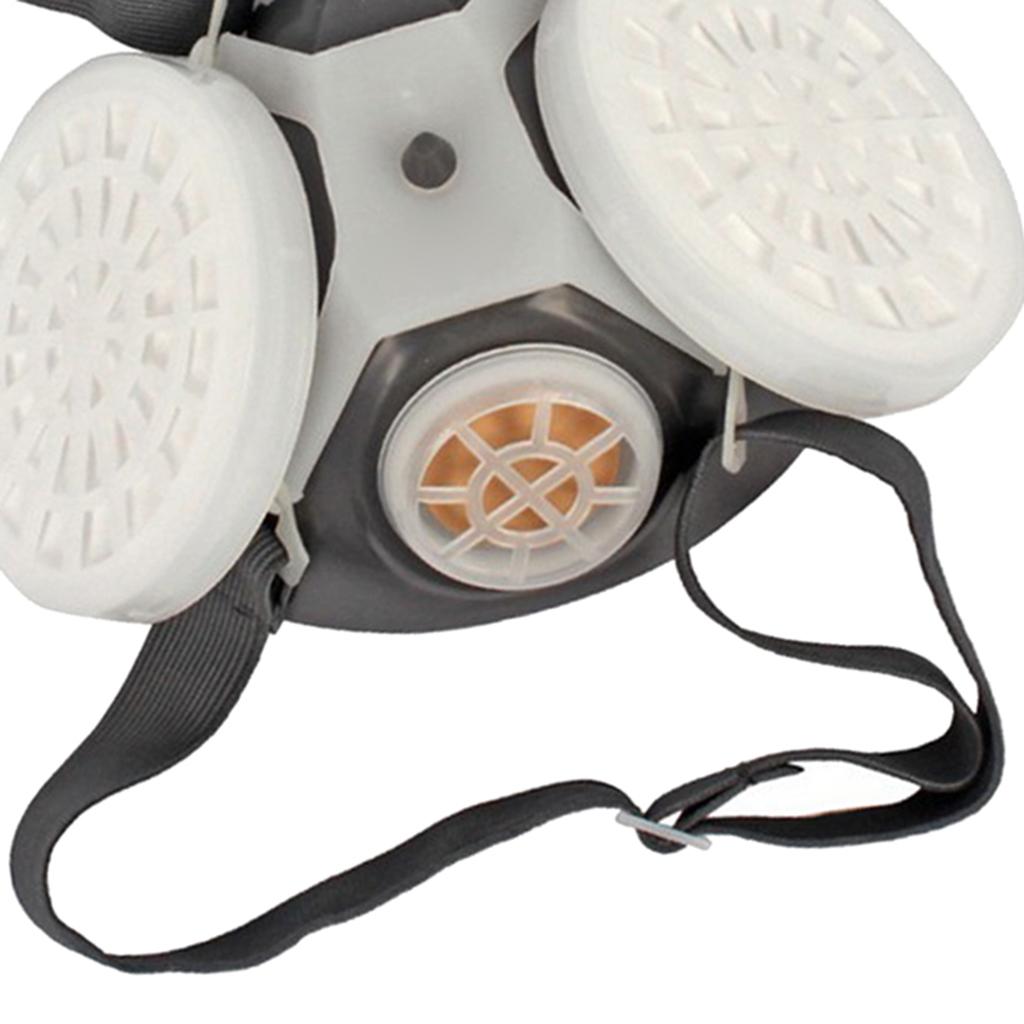 Review Facepiece Respirator Half Face Painting Spraying Gas Mask with ...