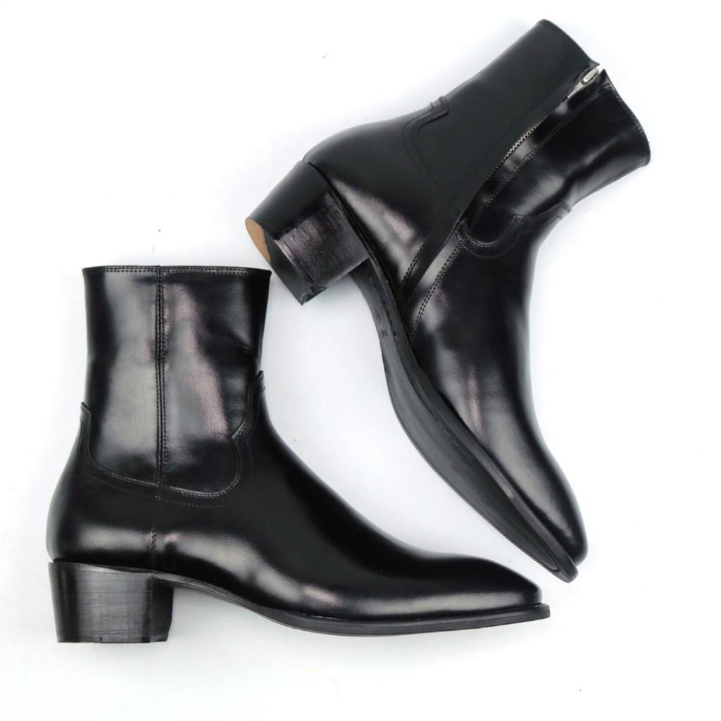 Review Giày Zip boots da bò cao cấp nhập khẩu, Handmade August Shoes ...