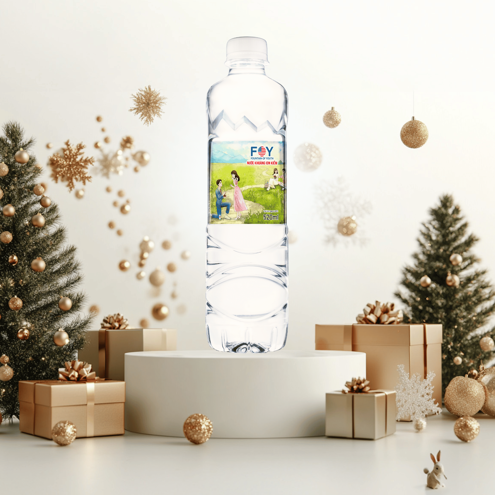 Review [QUÀ TẶNG] Thùng 24 Chai Nước kiềm FOY Artist Series 2024 loại 520ml