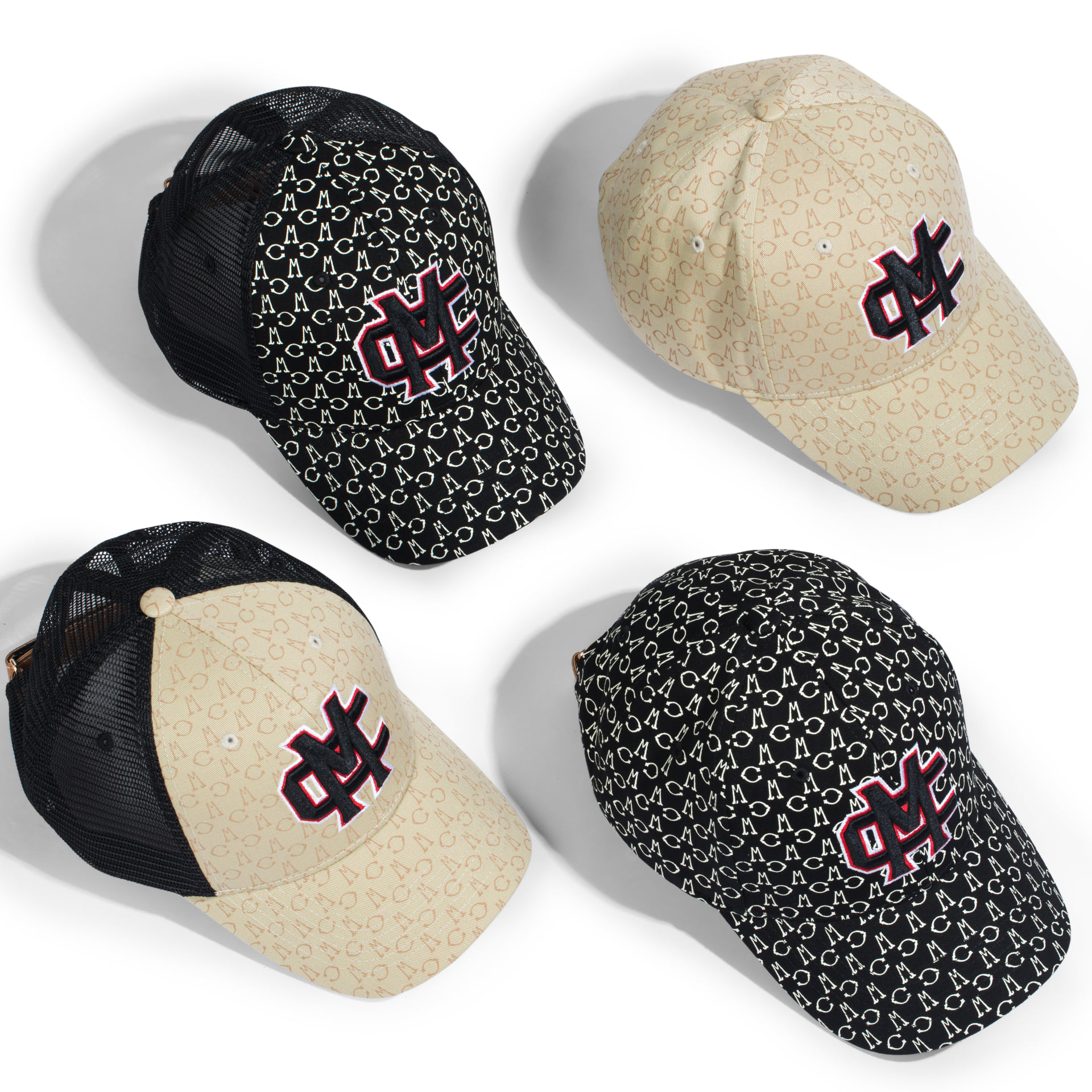 Mũ lưỡi trai MIKENCO Monogram Cap BEIGE | TheGioiSneaker.com