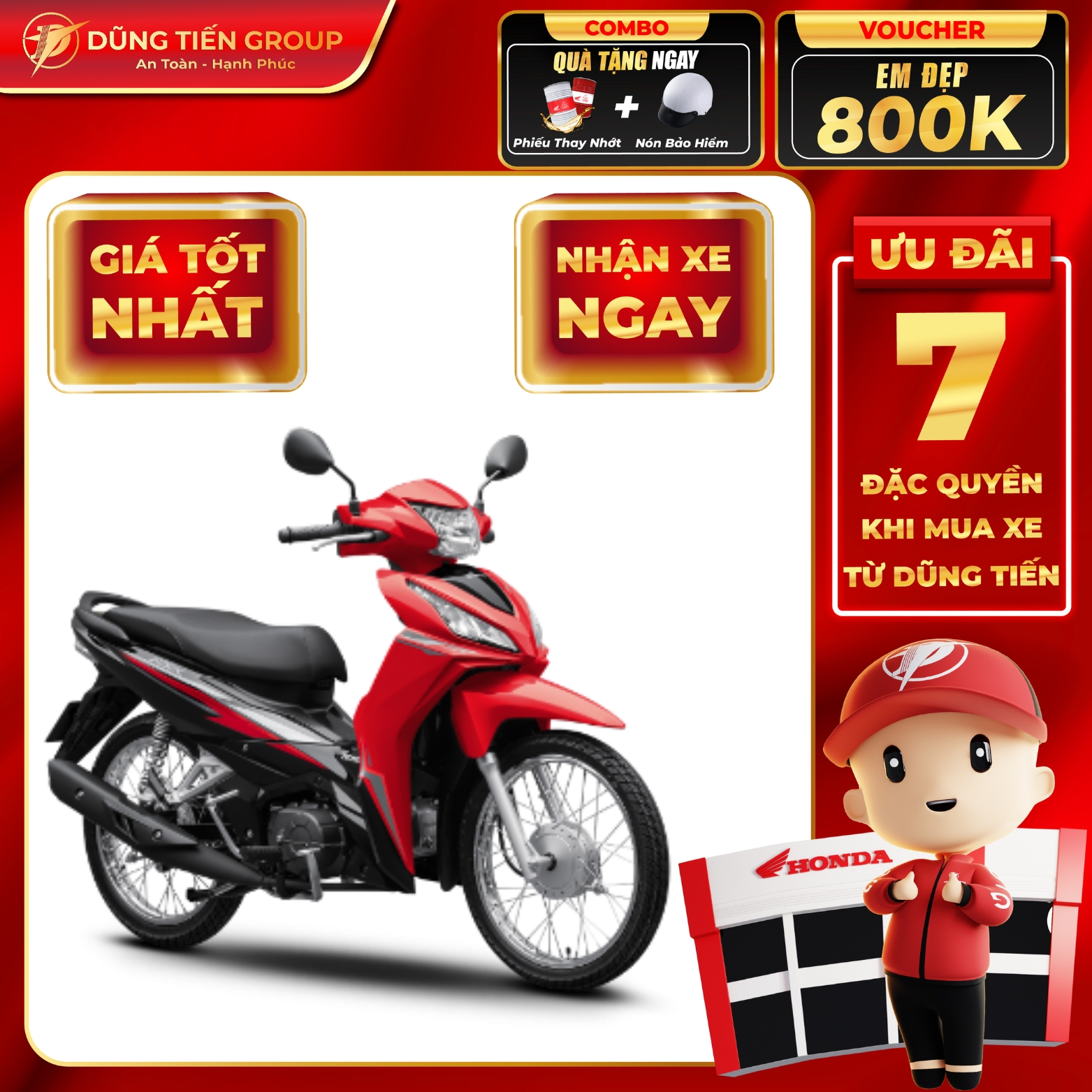 Review Xe Máy Honda Wave RSX 2024 Phiên Bản Tiêu Chuẩn