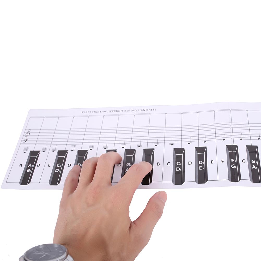Mua Piano Keys Chart Piano Keyboard Exercise Paper Keyboard Guide Piano ...