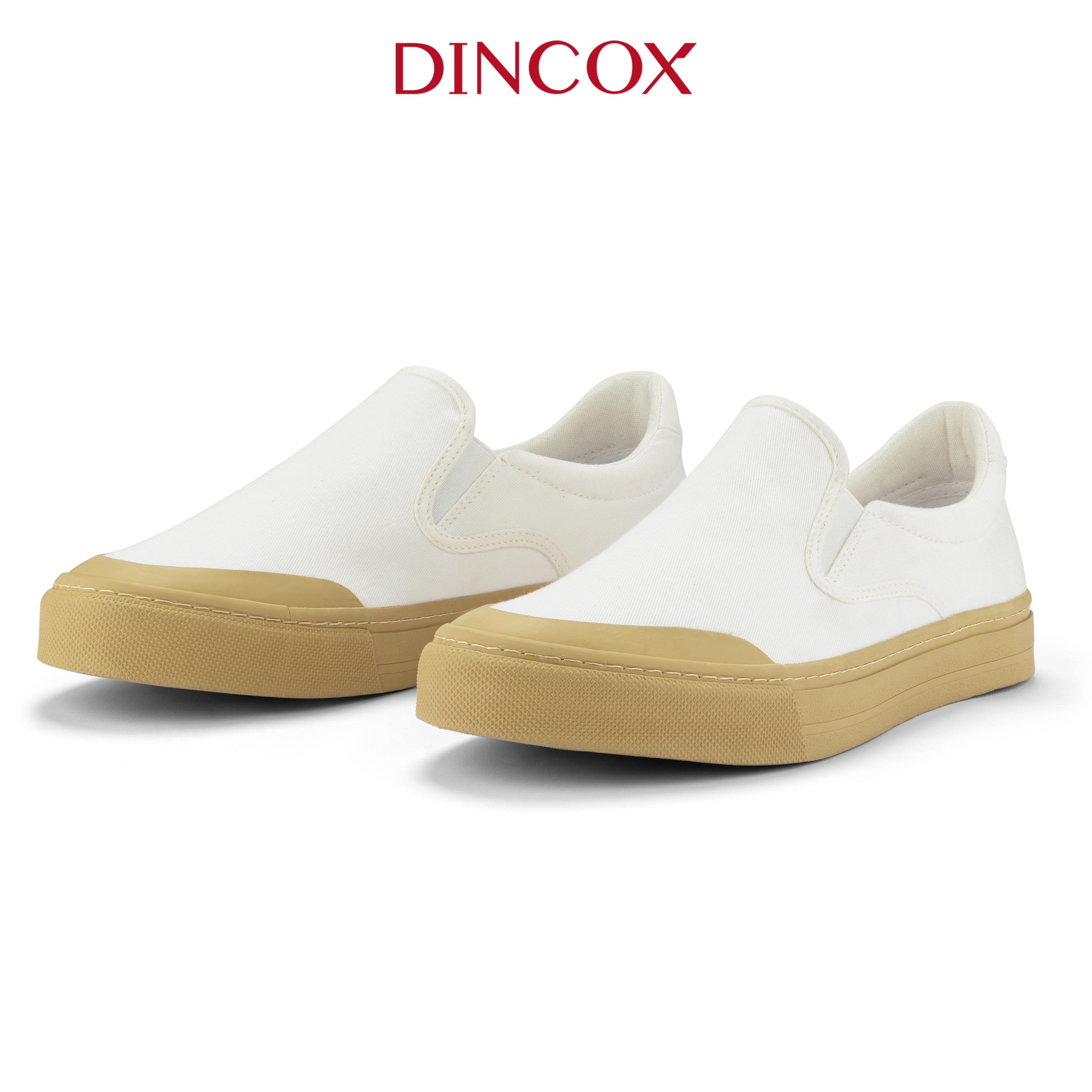 Review Giày Lười Sneaker Vải Nam DINCOX DC20 White Đơn Giản, Lịch Lãm ...