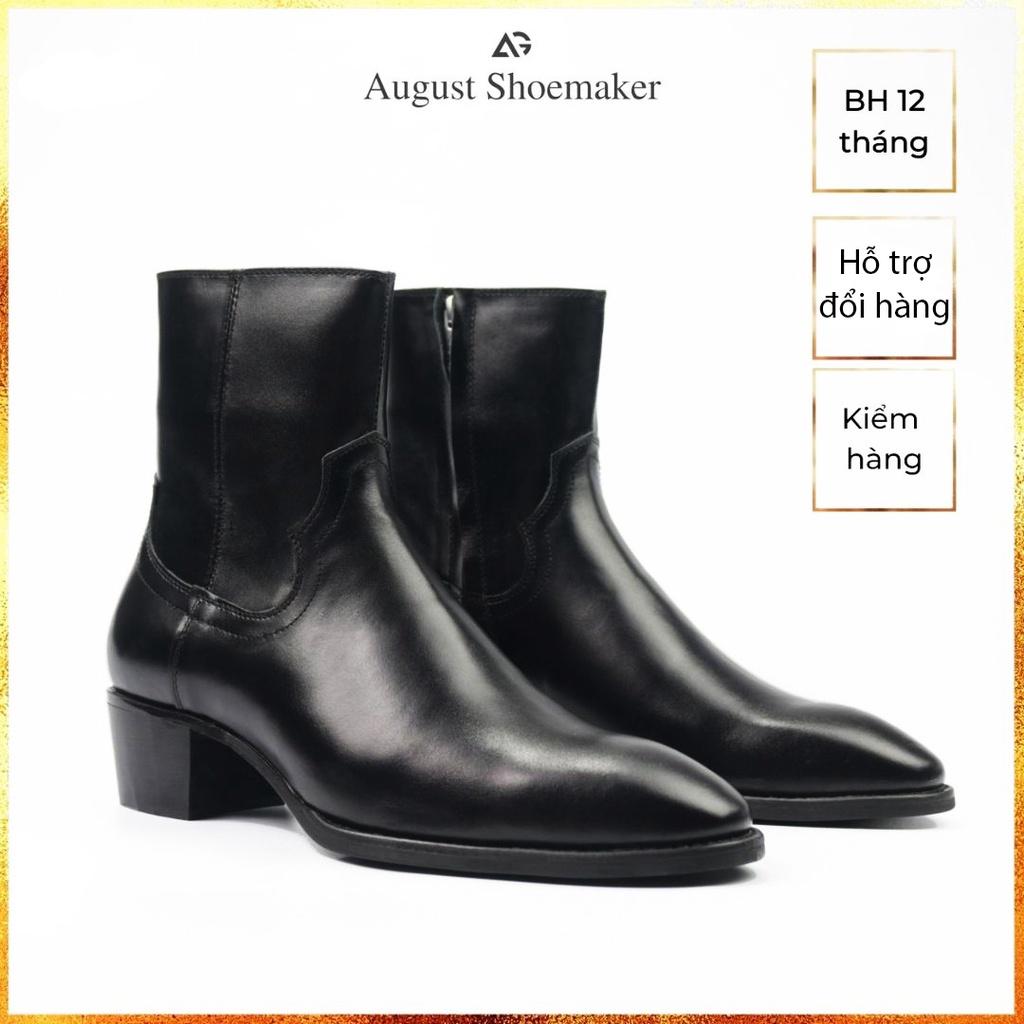 Review Giày Zip boots da bò cao cấp nhập khẩu, Handmade August Shoes ...