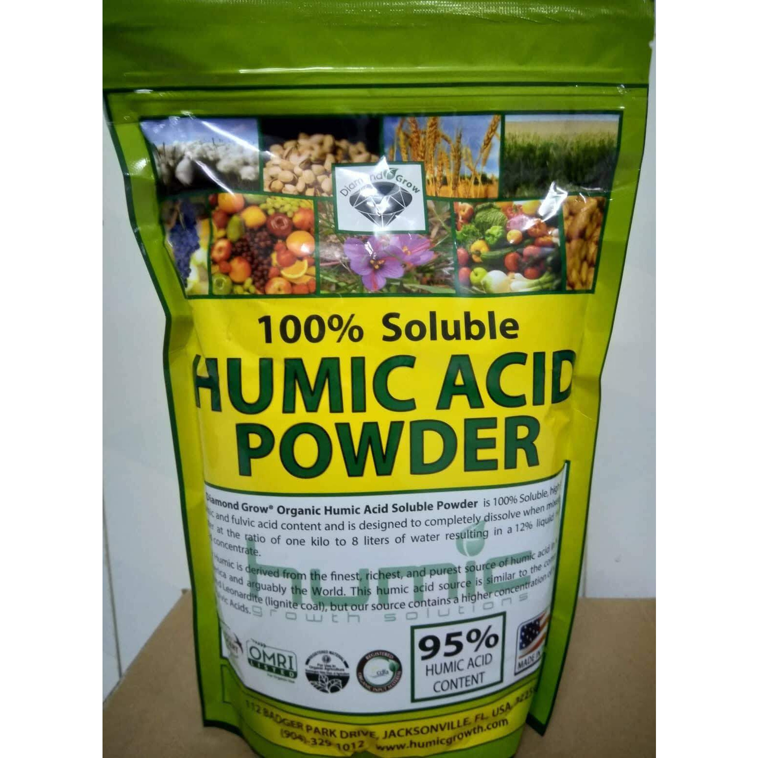 Phân sinh học Diamond Grow-Humi (K) Powder (Acid Humic)- Túi 1kg - Nhập ...