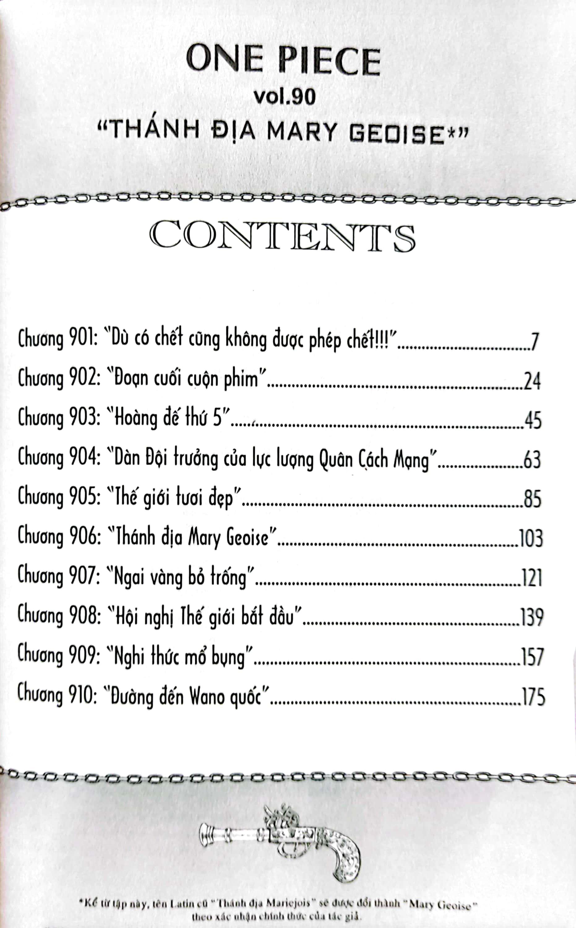 Review One Piece - Tập 90: Thánh Địa Mary Geoise (Tái Bản 2022)