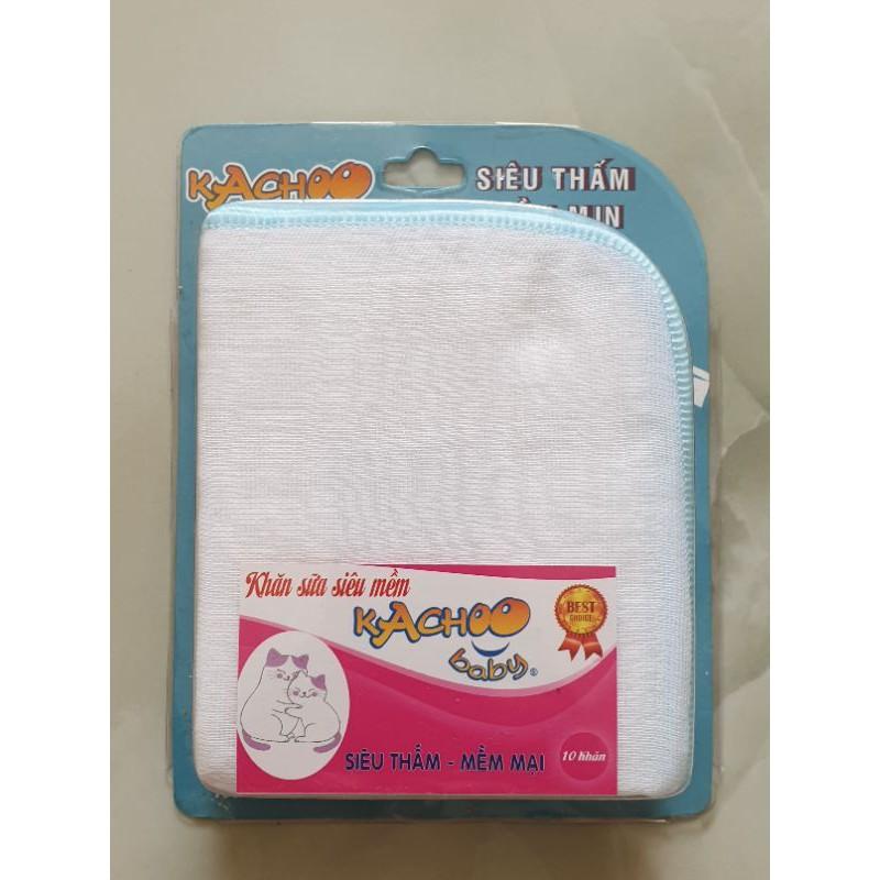 Review Khăn sữa hộp siêu mềm cho bé, kích thước 24x28cm hiệu KACHOO ...