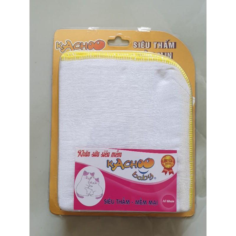 Review Khăn sữa hộp siêu mềm cho bé, kích thước 24x28cm hiệu KACHOO ...