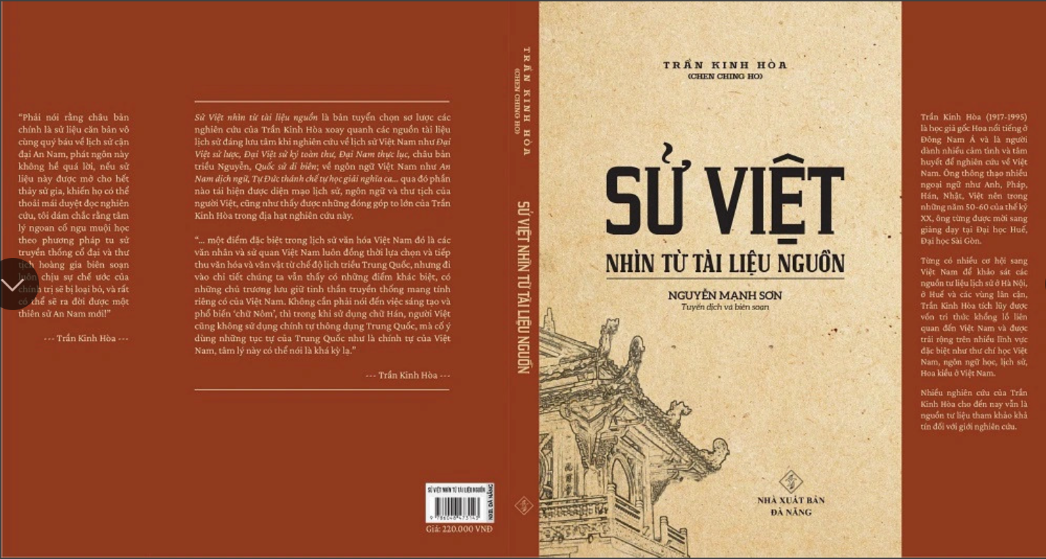 Mua SỬ VIỆT - Nhìn Từ Tài Liệu Nguồn - Trần Kinh Hòa (Cheng Nin Ho ...