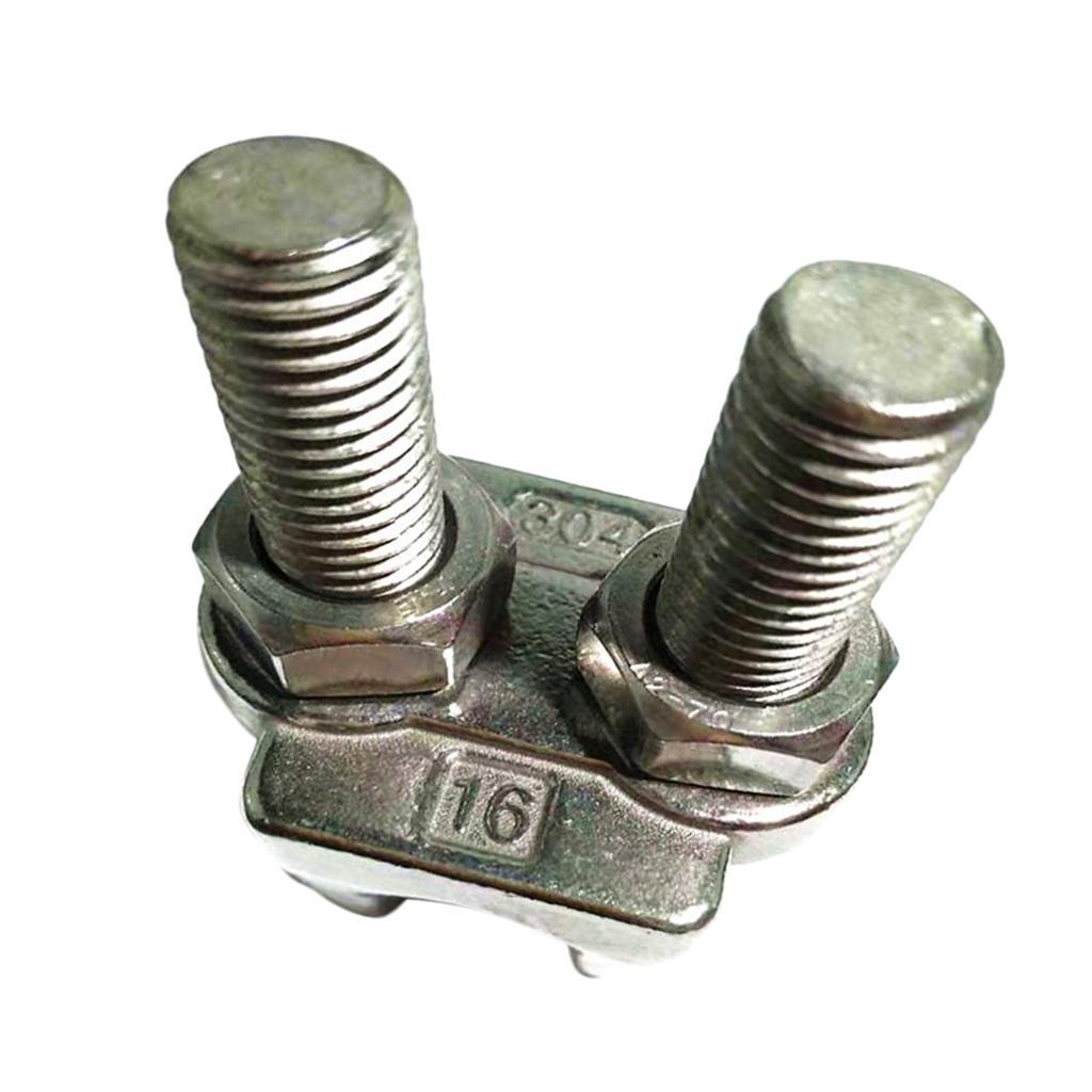 Mua 304 Stainless Steel Wire Rope clip and clamp Saddle Fastener 5mm ...