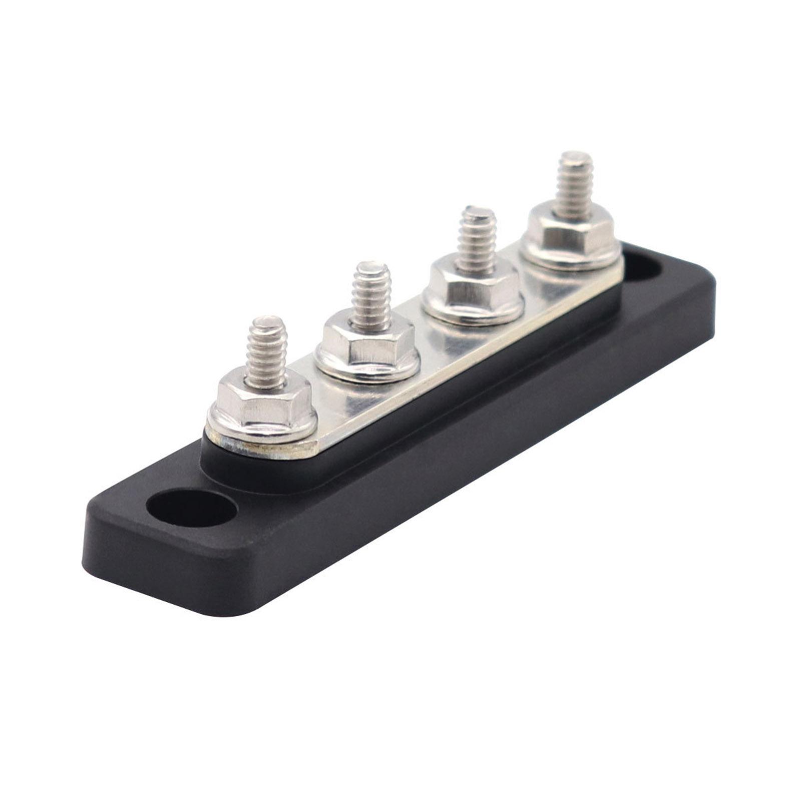 2x4 Bolt Busbar Clamp Power And Grounding Distribution Block 100A