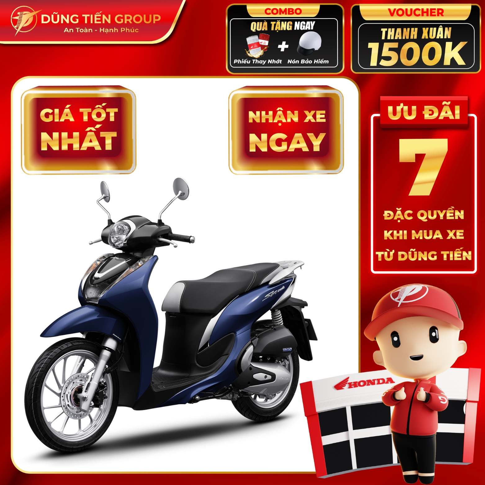 Xe Máy Honda SH Mode 125cc 2024 Phiên Bản Cao Cấp - Xe tay ga | XeMayTot.com