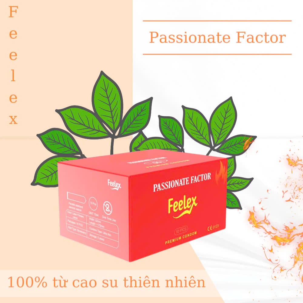 Review Bao cao su Feelex Passionate Factor siêu mỏng, tính năng truyền ...