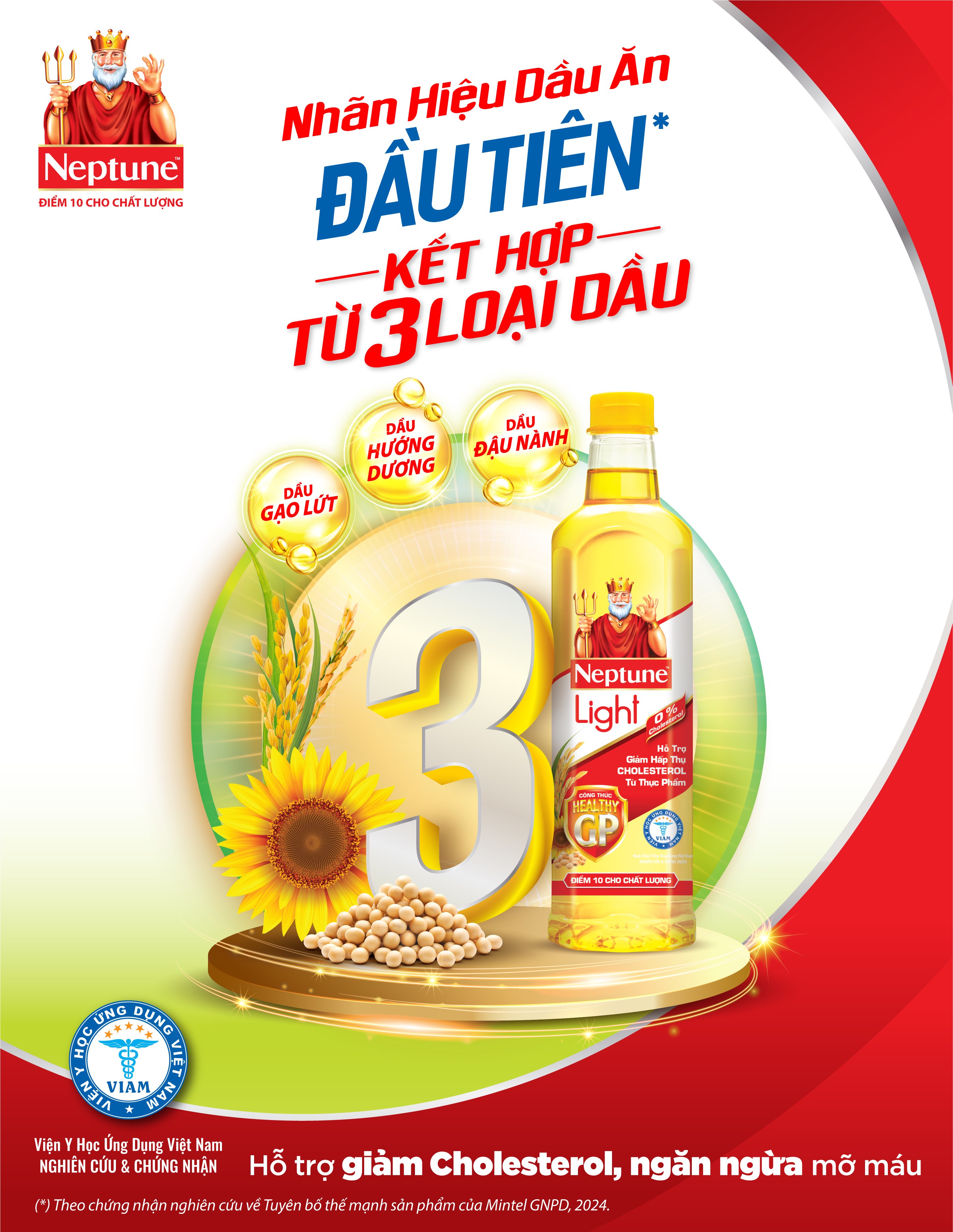 Review Dầu Ăn Thượng Hạng Nhãn Hiệu Neptune Light 1L/2L/5L