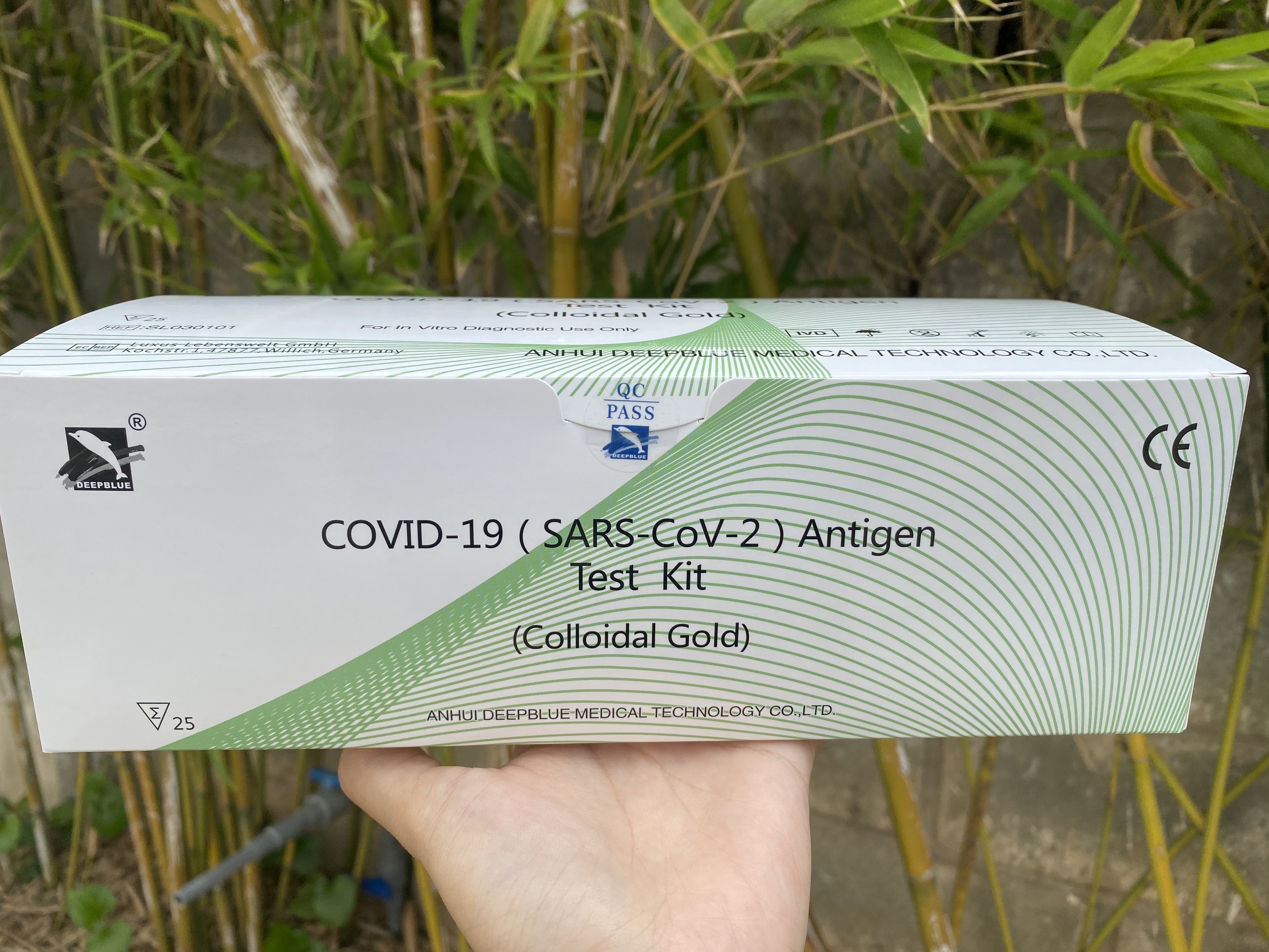 Hộp Kit test nhanh covid Colloidal Gold thương hiệu Đức 25 bộ - Thiết ...