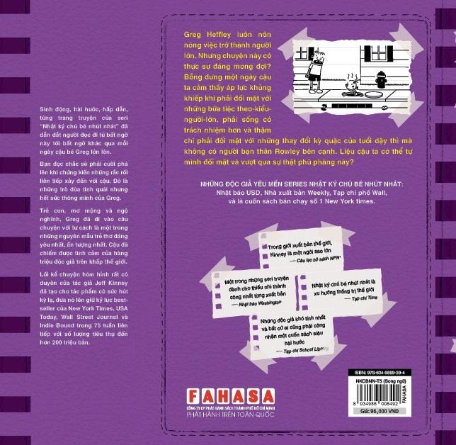 Review Song Ngữ Việt - Anh - Diary Of A Wimpy Kid - Nhật Ký Chú Bé Nhút ...