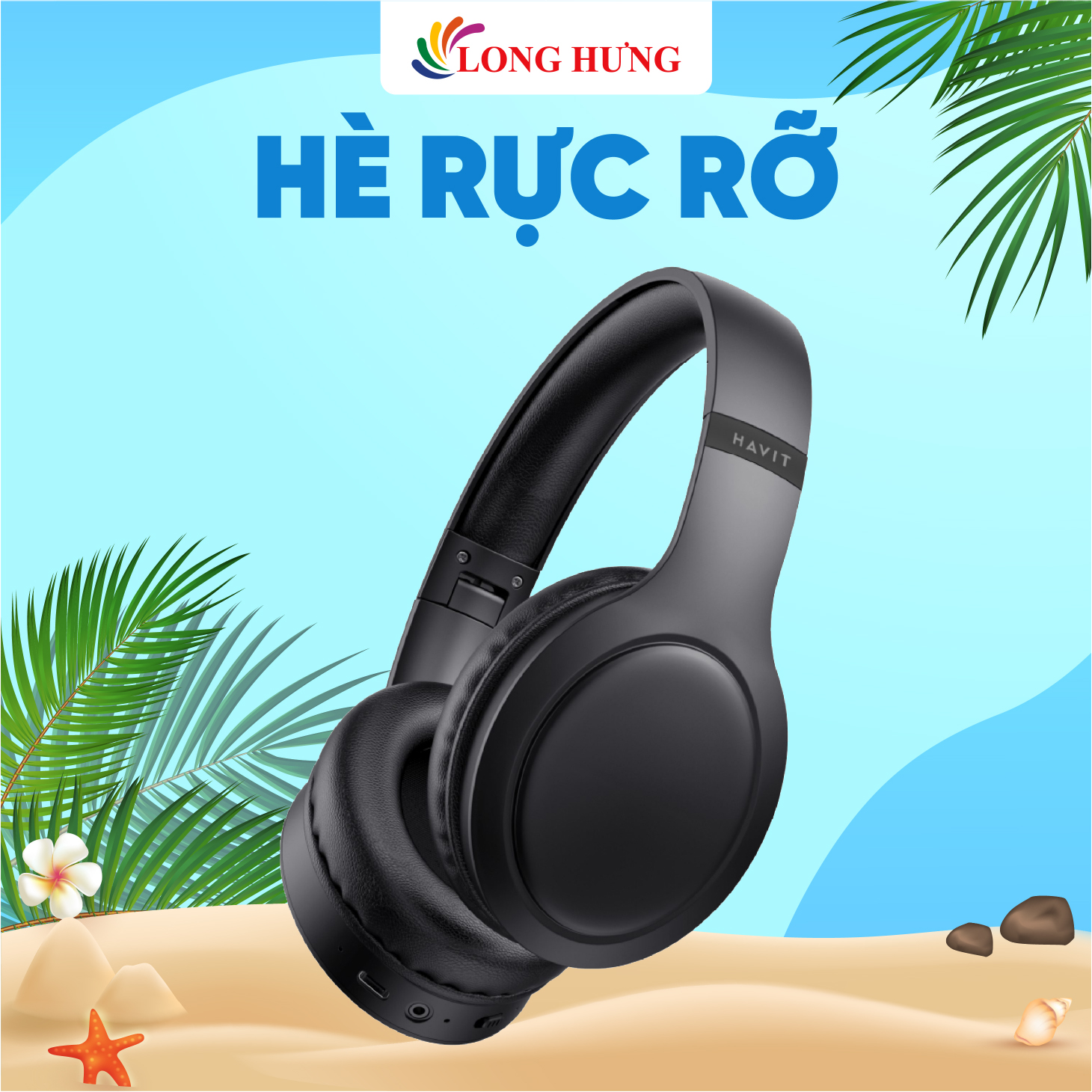 Review Tai nghe chụp tai Bluetooth Havit H633BT - Hàng chính hãng