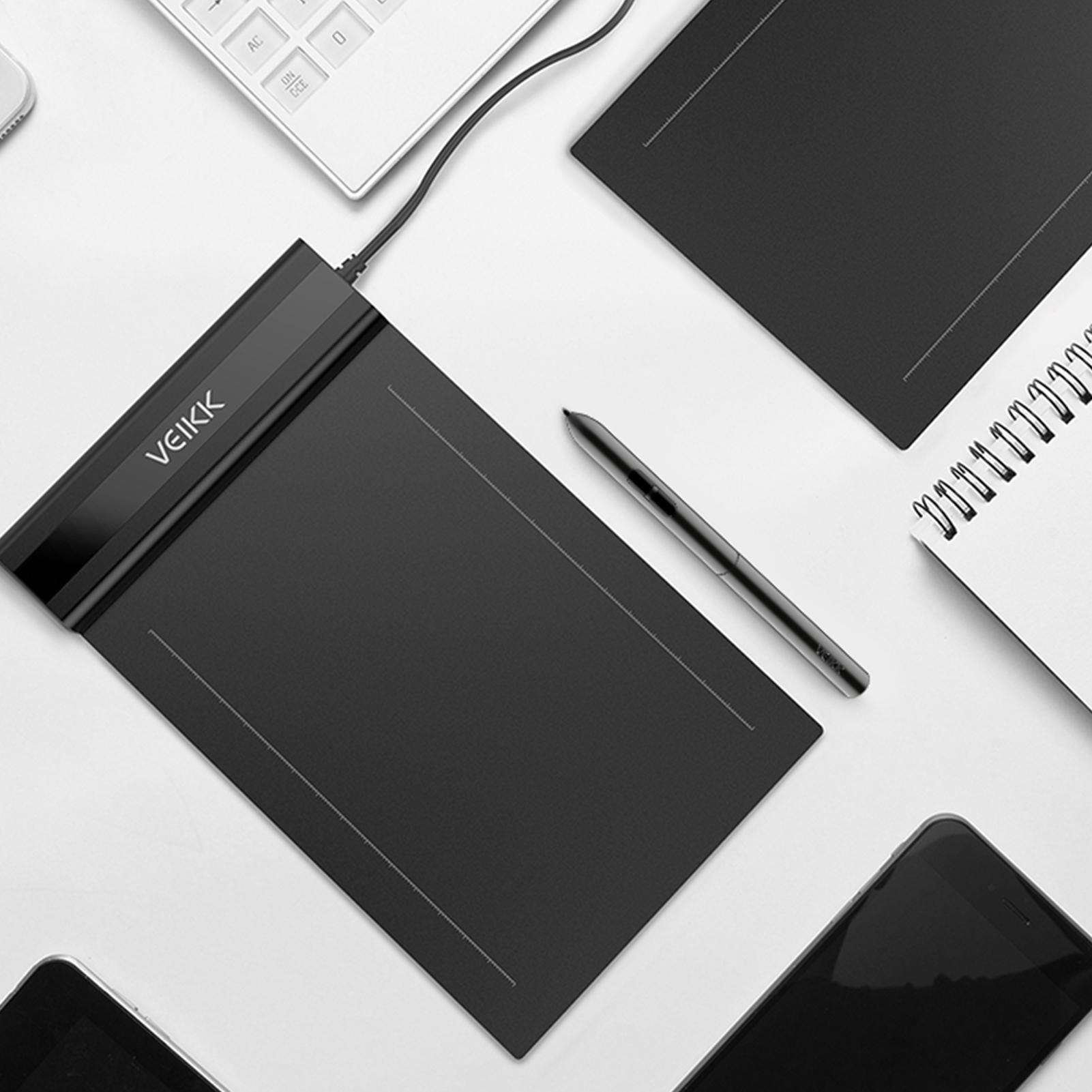 Review VEIKK S640 Graphics Drawing Tablet 6 x 4 Inch Active Area 8192 ...