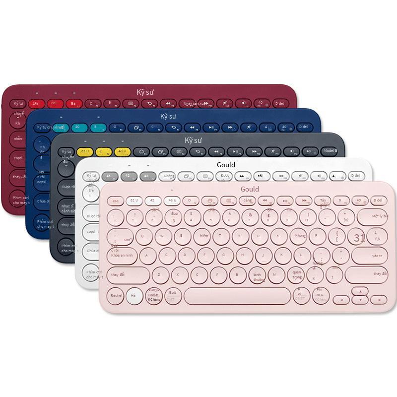 Phong Cách Mới Nhất Bàn Phím Bluetooth Logitech K380 Không Dây Điện Thoại Máy Tính Bảng Android ...