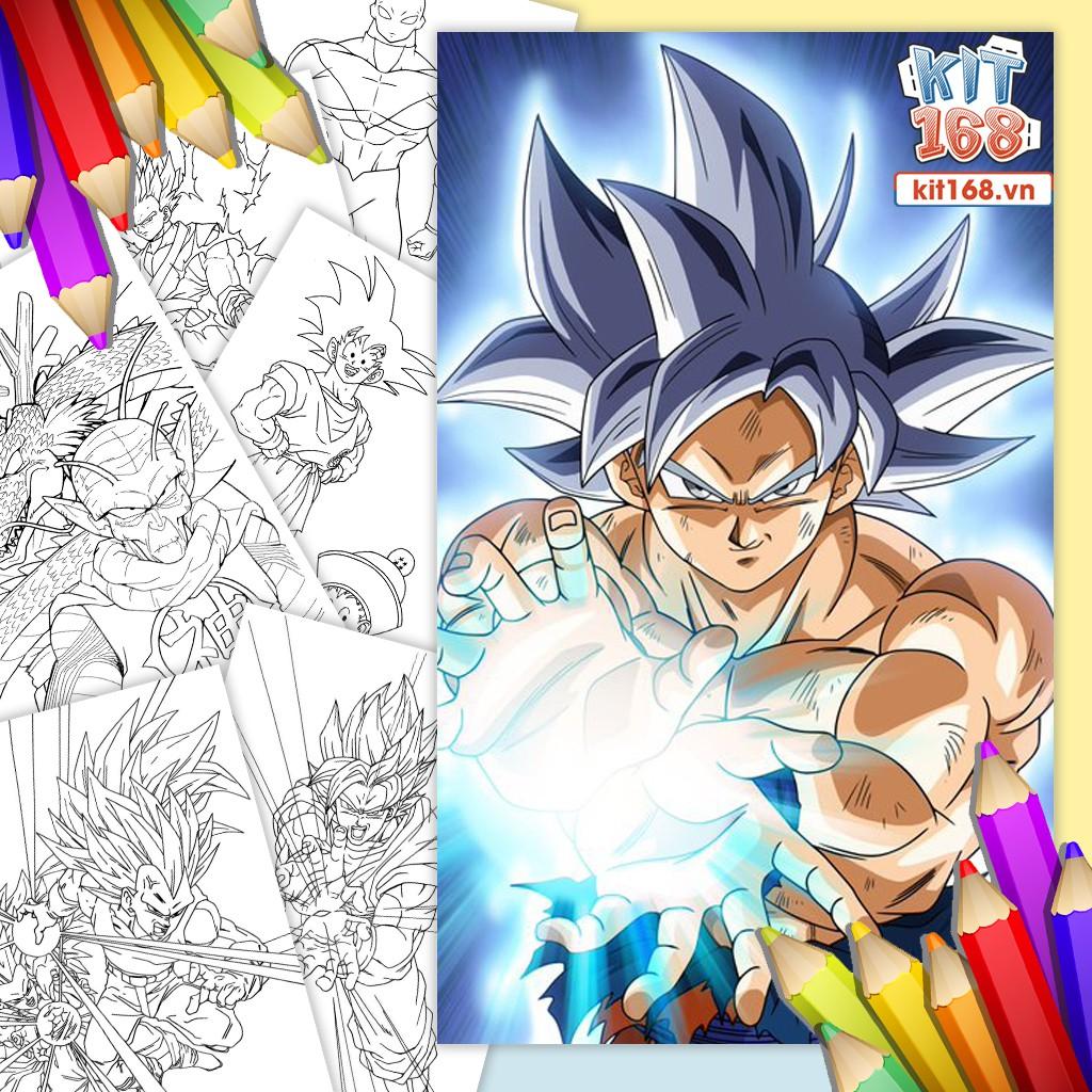 Tranh tô màu Dragon Ball TTM-0025 - Đồ chơi thủ công Thương hiệu OEM ...