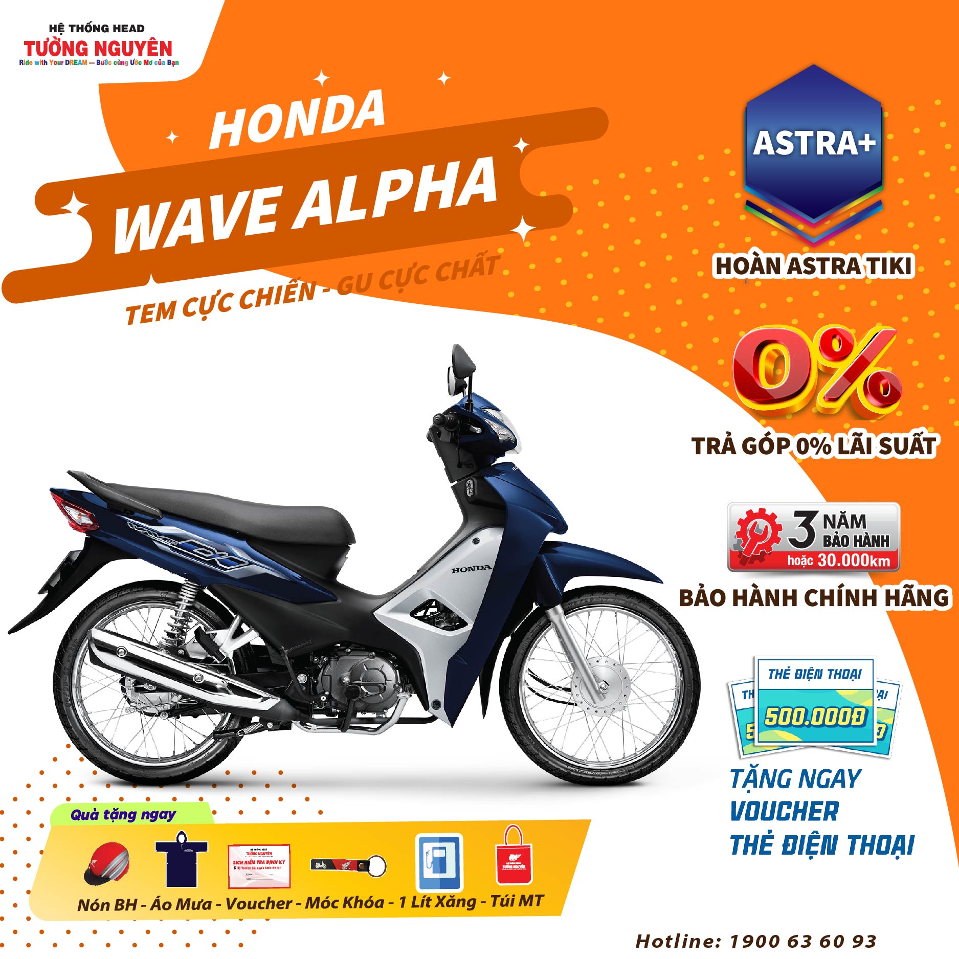 Xe máy Honda Wave Alpha 2024 Phiên bản Tiêu Chuẩn - Xe số | SoSanhGia.vn