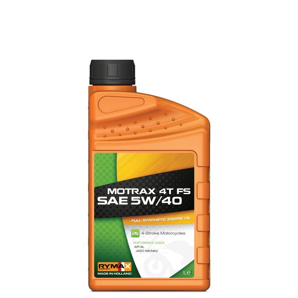 Dầu nhớt Rymax Motrax 4T FS SAE 5W/40 – Dầu 100% tổng hợp - Hàng chính ...