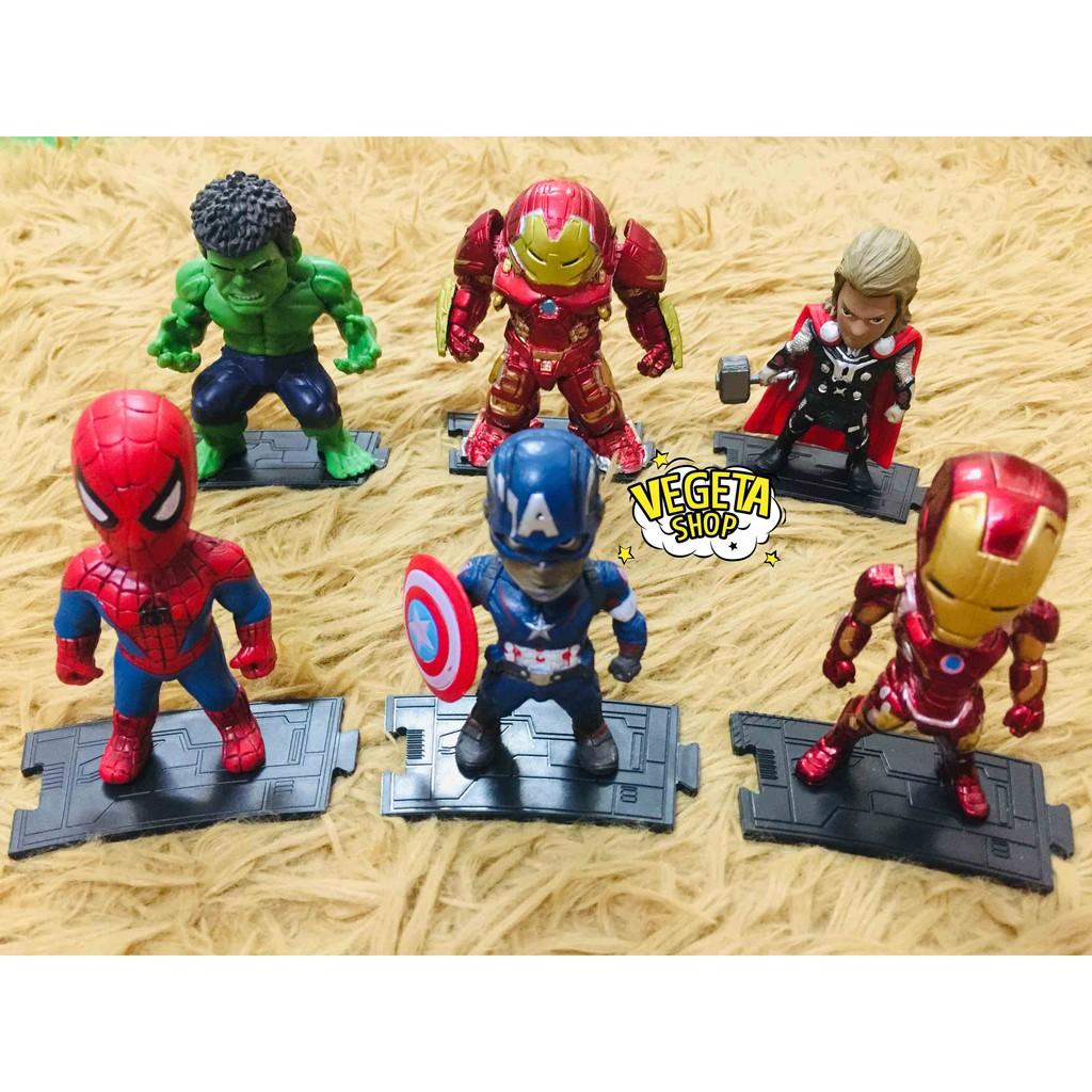Mua Mô Hình Avengers Marvel Trọn Bộ 6 Biệt đội Siêu Anh Hùng Hulk