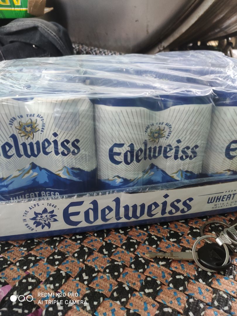 Review Thùng 24 lon Bia Tuyết - Edelweiss 330ml/lon