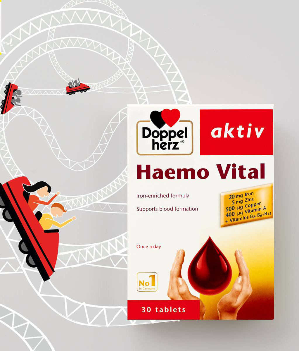 Review Viên uống bổ sung sắt và vitamin, ngừa thiếu máu DoppelHerz ...