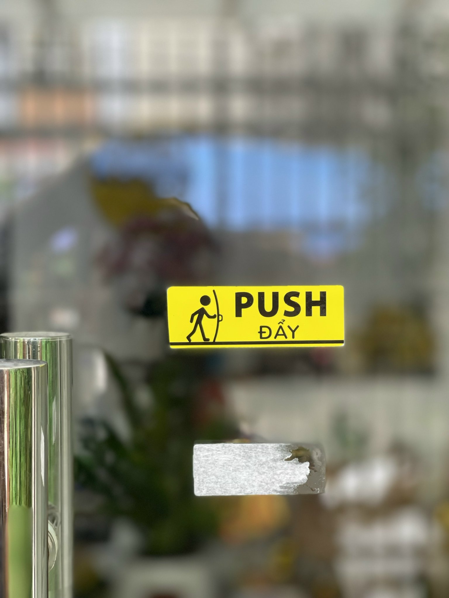 Mua Set 2 Tem Dán Cửa Kính, Mở Cửa Kéo và Đẩy | Pull & Push - Tem Decal ...