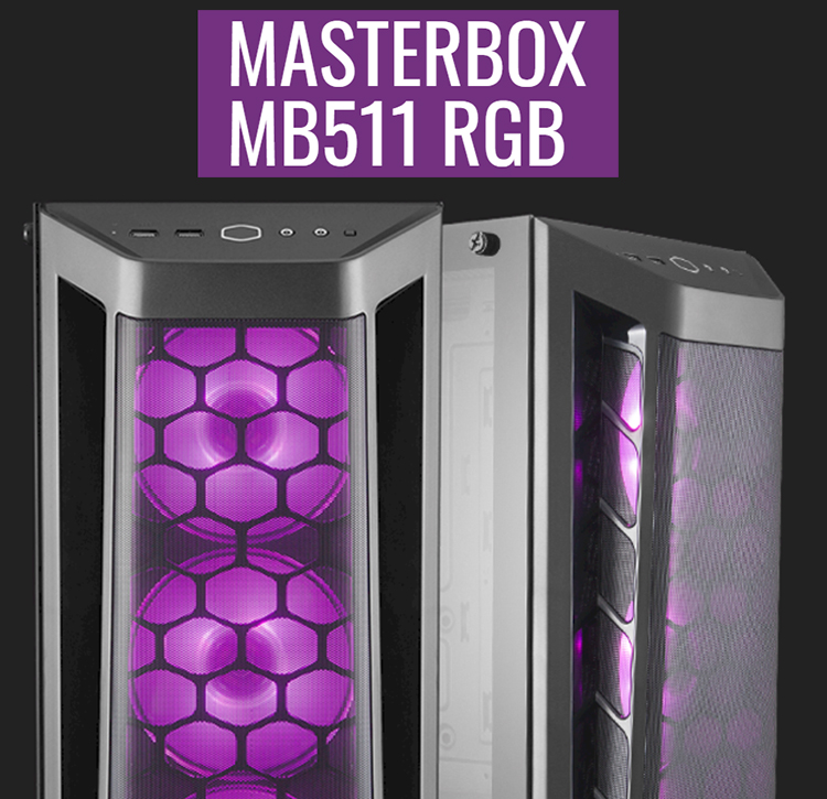 Mua Vỏ Case Cooler Master MasterBox MB511 RGB - Hàng Chính Hãng