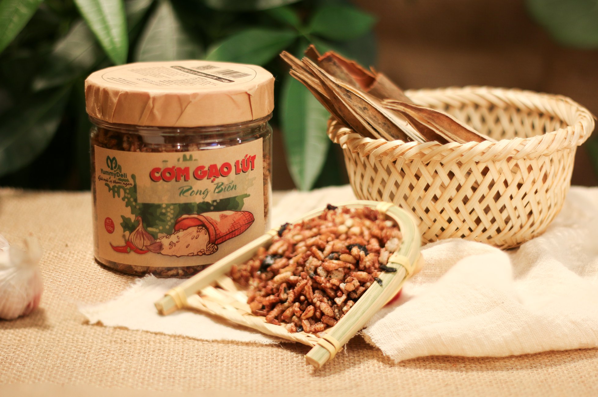 Cơm gạo lứt rong biển Yummy Deli 150g | Tiki