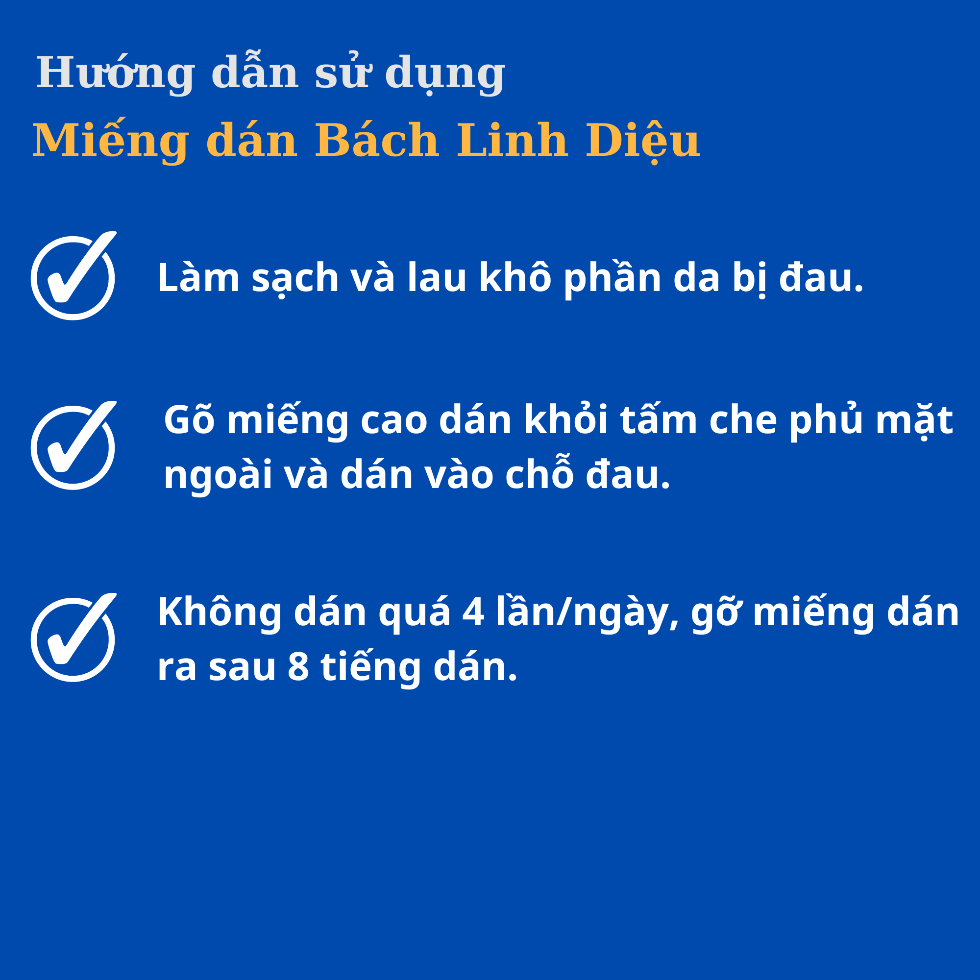 Miếng dán giảm đau thảo dược Bách Linh Diệu Santafa - Hộp 10 miếng - Hỗ ...