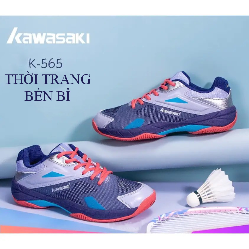 Review Giày cầu lông chính hãng kawasaki k565 mẫu mới chuyên nghiệp dành cho nam-tặng tất thể ...